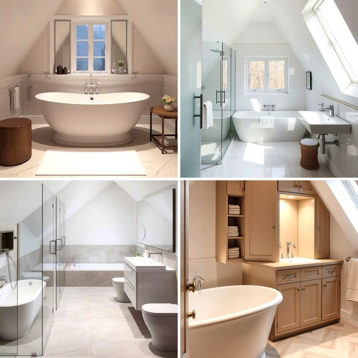 22 Attic Bathroom Ideas for Space-Efficient Luxury - Lost At E Minor