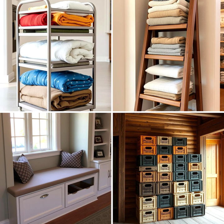 22 Blanket Storage Solutions for Organized & Clutter-Free Homes - Lost ...