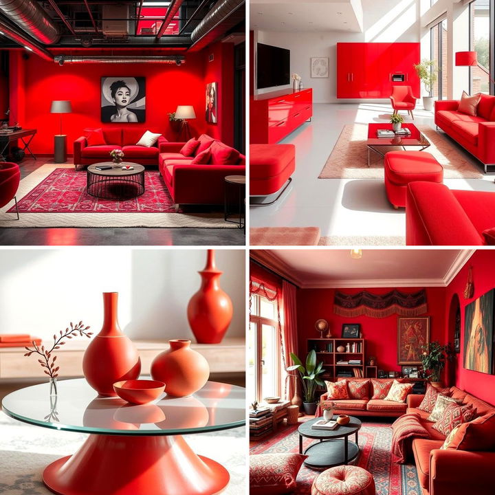 22 Bold Red Living Room Ideas for Vibrant Spaces - Lost At E Minor