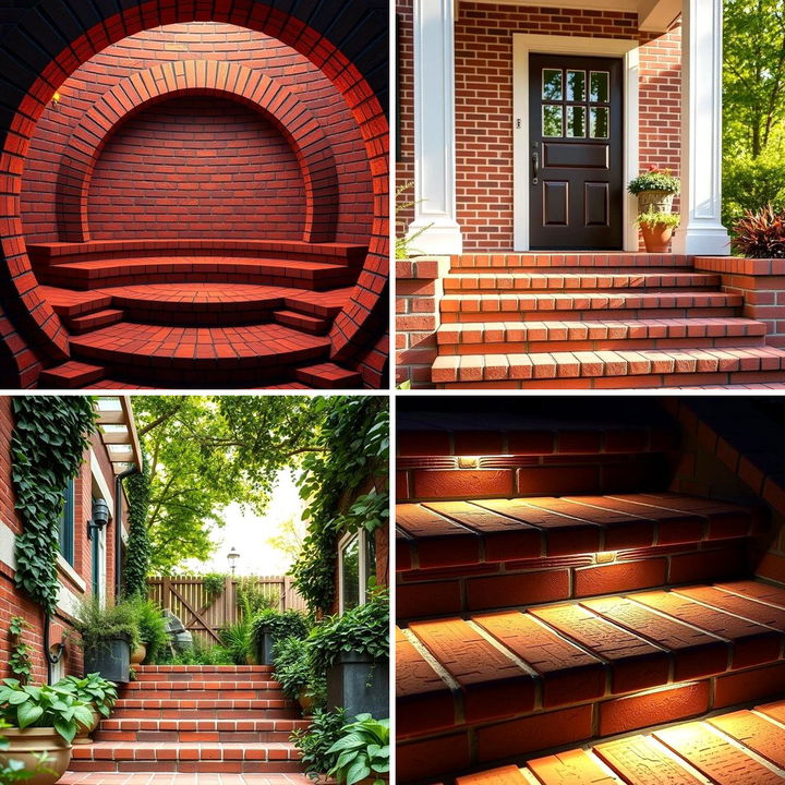 22 Brick Front Steps Design Ideas for Curb Appeal - Lost At E Minor