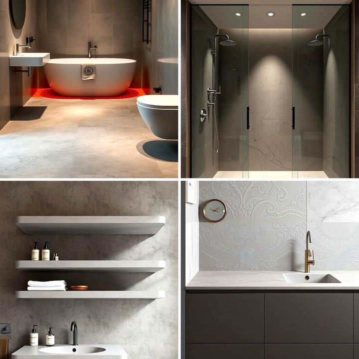 22 Concrete Bathroom Ideas: Modern Industrial Chic Spaces - Lost At E Minor