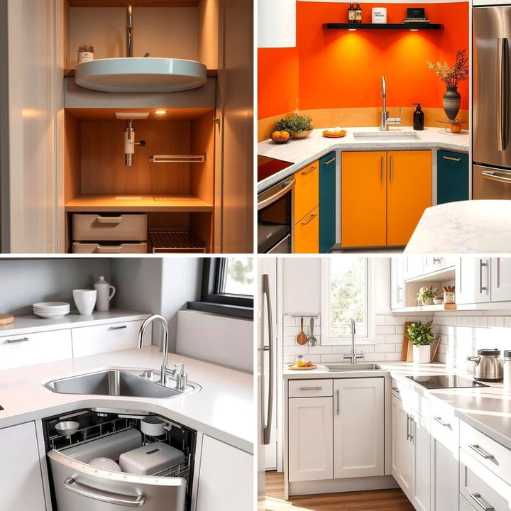 22 Corner Kitchen Sink Ideas to Maximize Countertop Space - Lost At E Minor