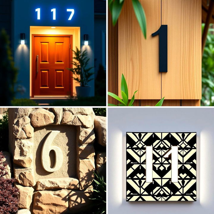 22 Creative House Number Ideas to Enhance Your Curb Appeal - Lost At E ...