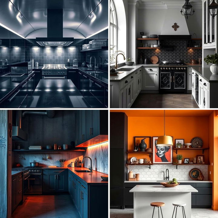 22 Dark Kitchen Ideas for a Modern Culinary Space - Lost At E Minor