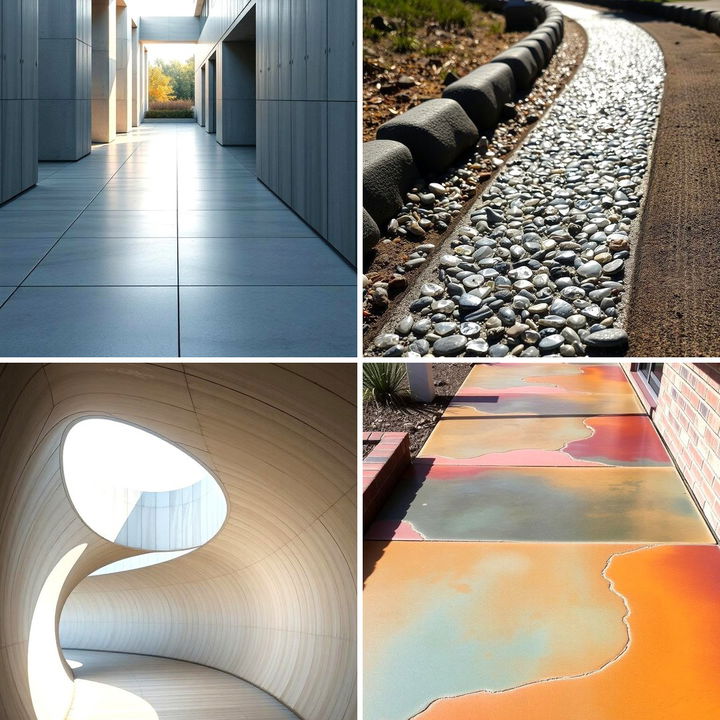 22 Durable Concrete Walkway Ideas for Beautiful Garden Pathways - Lost ...