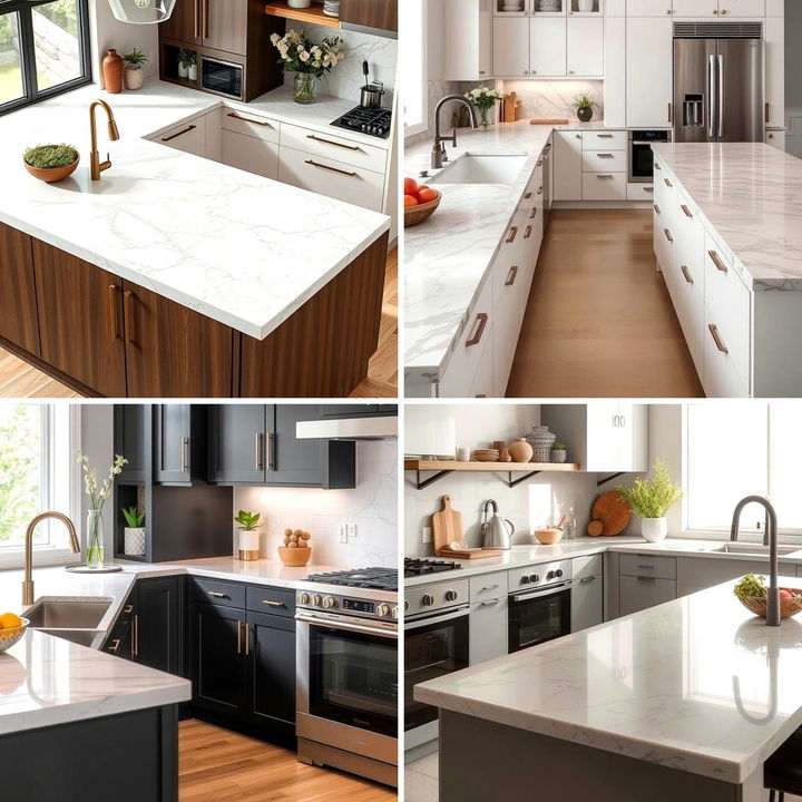 22 Durable Quartz Kitchen Countertop Ideas for Style - Lost At E Minor