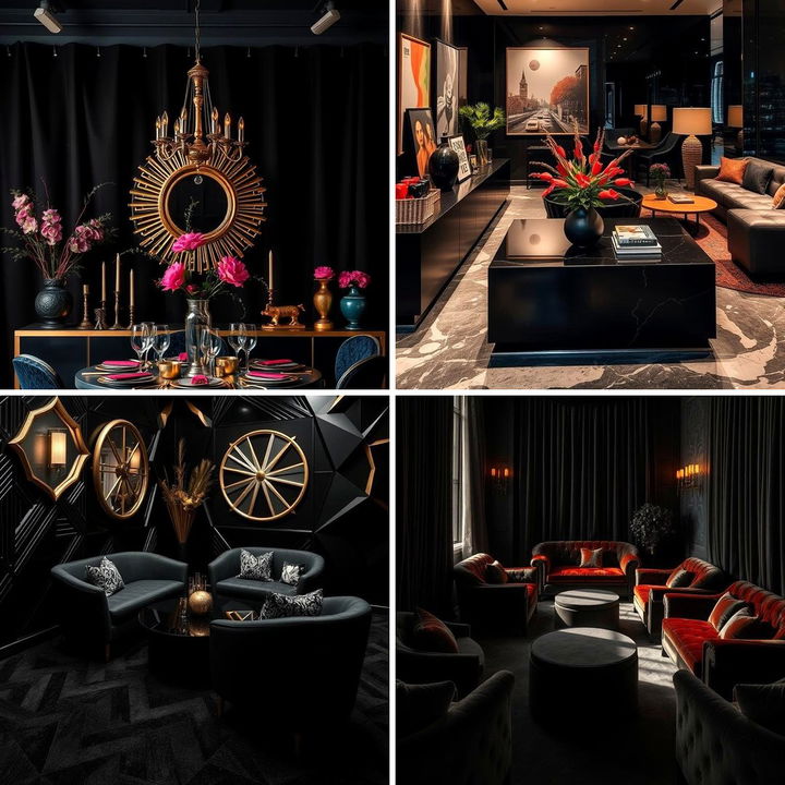22 Elegant Black Room Ideas for Bold and Timeless Interiors - Lost At E ...