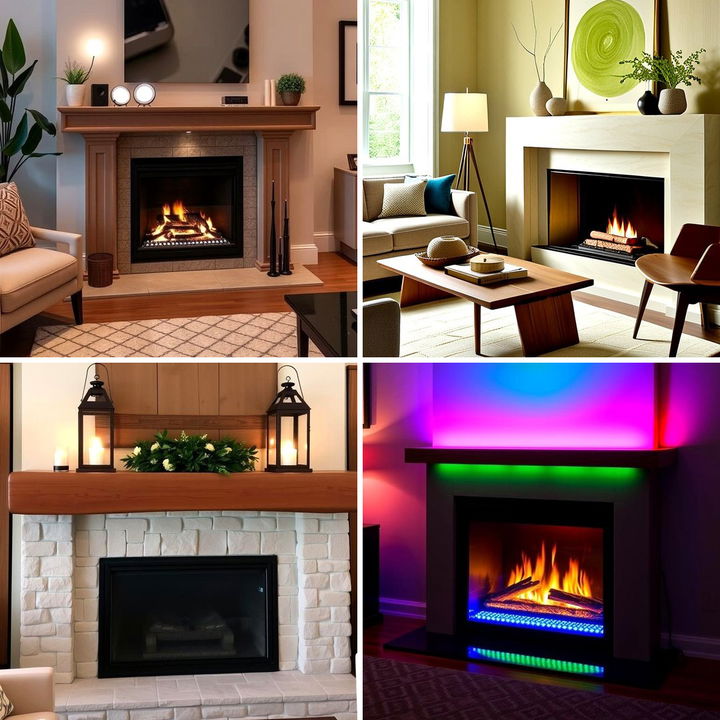 22 Elegant Fireplace Mantel Lighting Ideas for Your Home - Lost At E Minor