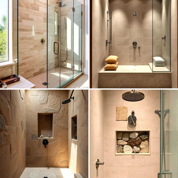 22 Elegant Stone Shower Designs for a Luxurious Bathroom Retreat - Lost ...
