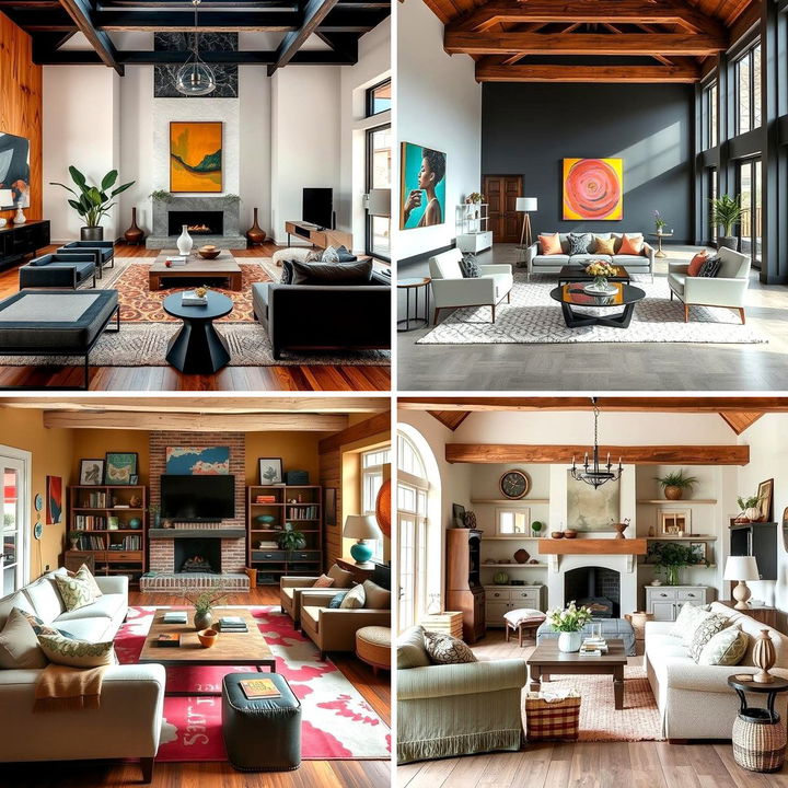 22 Exposed Beam Living Room Design Ideas & Inspirations - Lost At E Minor