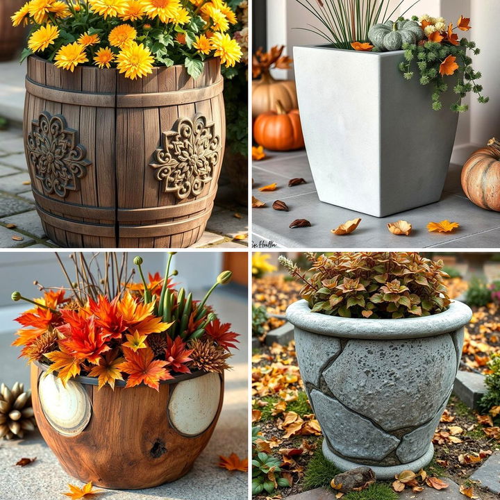 22 Fall Planter Ideas for Seasonal Porch and Garden Decor - Lost At E Minor