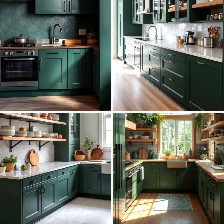 22 Forest Green Kitchen Ideas to Refresh Your Space - Lost At E Minor