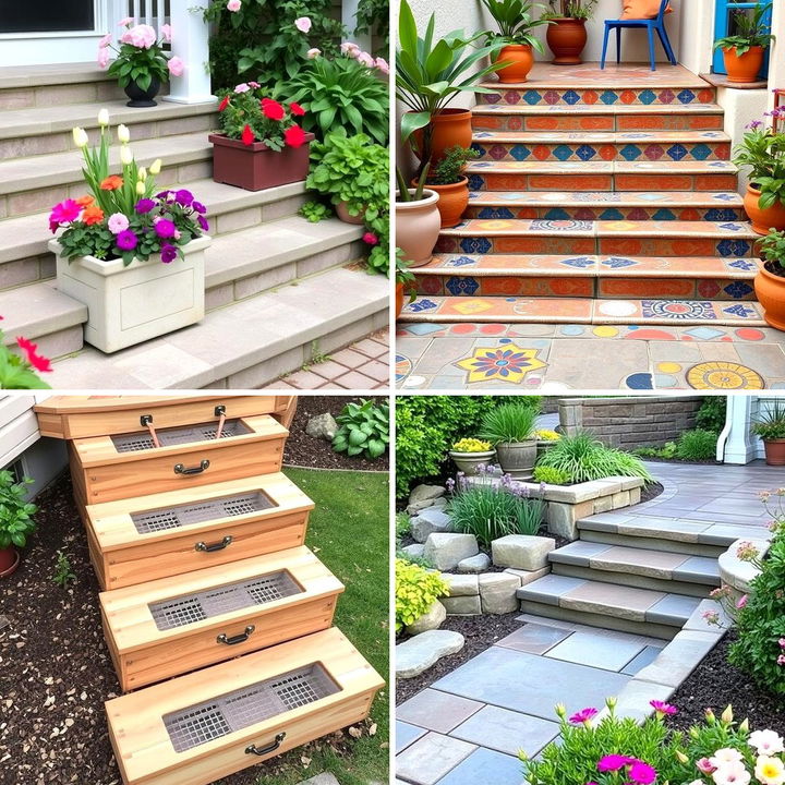 22 Functional and Decorative Patio Step Design Ideas - Lost At E Minor