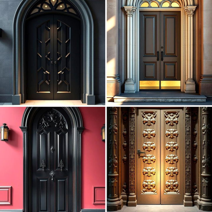 22 Gothic Front Door Ideas for an Enchanting Entryway - Lost At E Minor