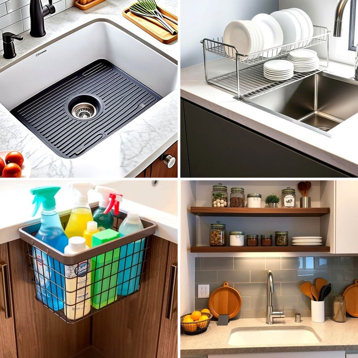 22 Kitchen Sink Organization Ideas to Declutter Your Space - Lost At E ...