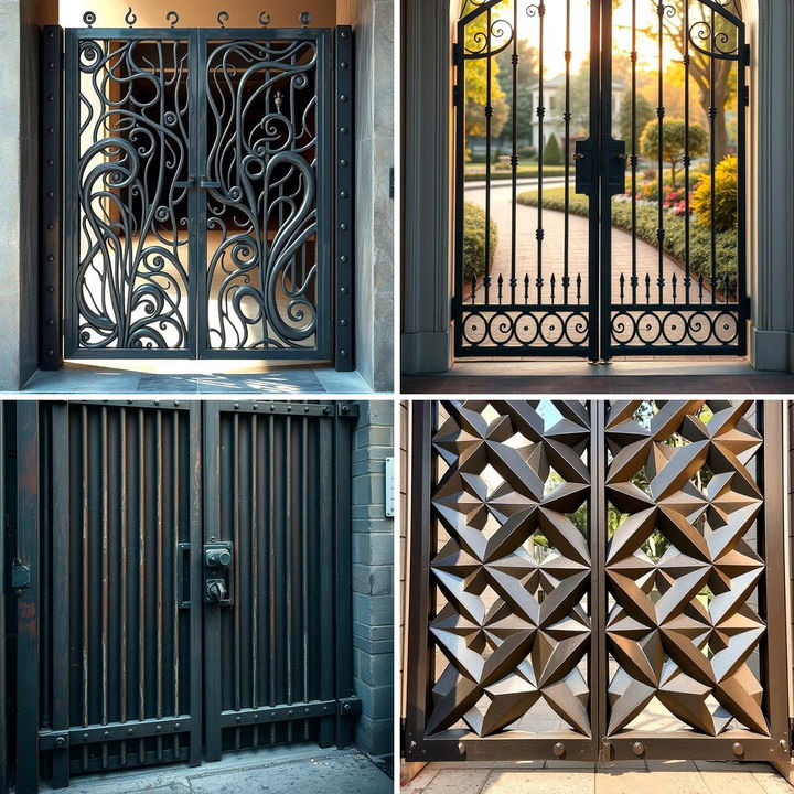22 Metal Garden Gate Ideas to Elevate Outdoor Spaces - Lost At E Minor
