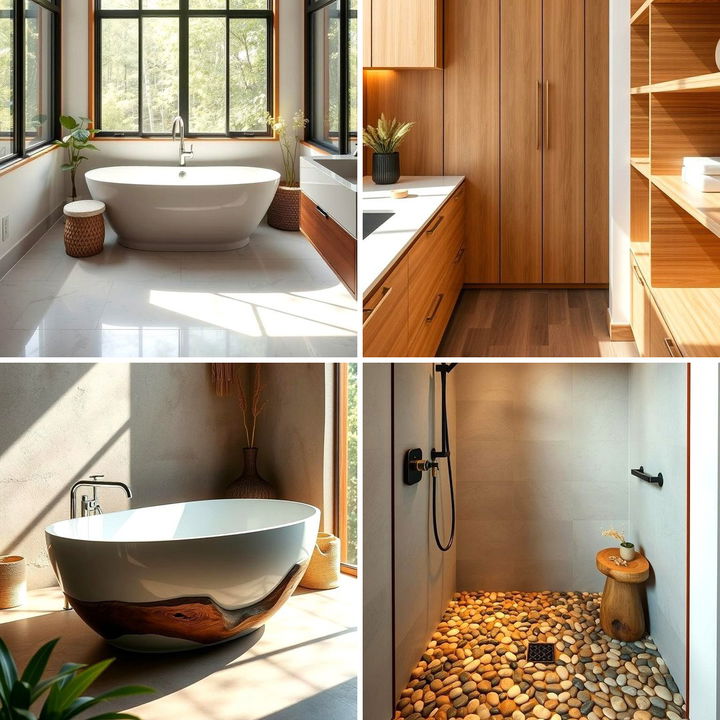 22 Natural Bathroom Ideas for a Spa-Like Organic Retreat - Lost At E Minor