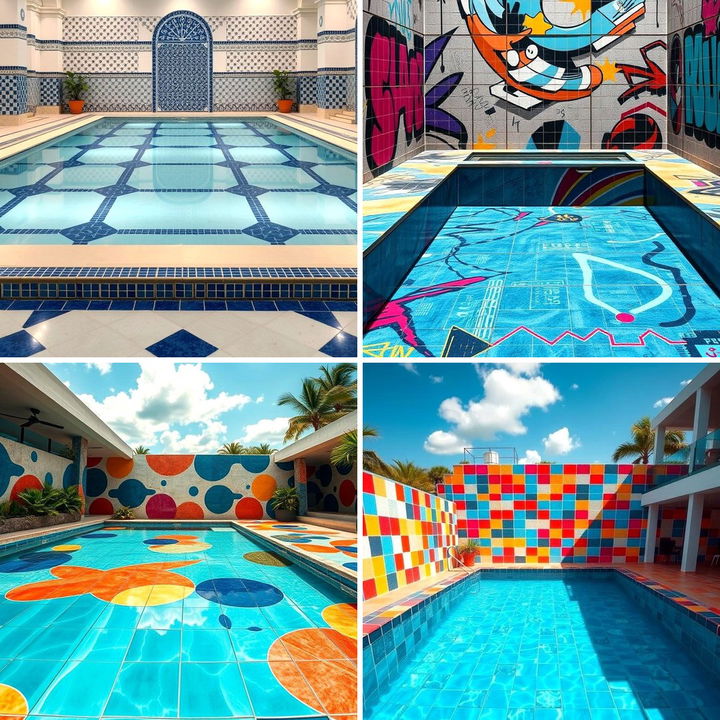 22 Pool Tile Ideas for Stunning Swimming Area Designs - Lost At E Minor