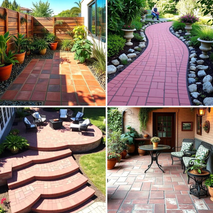 22 Red Paver Patio Ideas to Elevate Outdoor Spaces - Lost At E Minor
