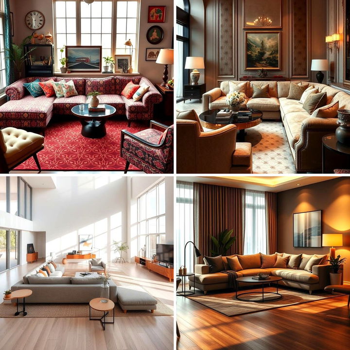 22 Sectional Living Room Ideas for Flexible Seating Arrangements - Lost ...