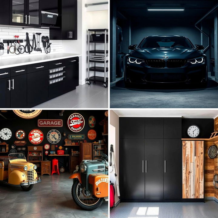 22 Sleek Black Garage Ideas for Stylish, Organized Spaces - Lost At E Minor