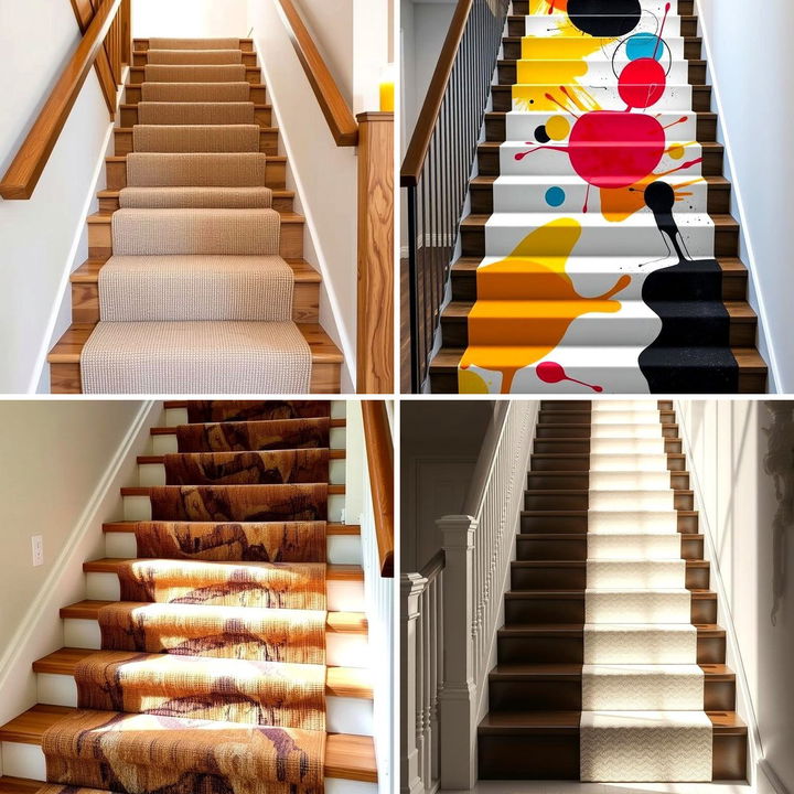 22 Stair Runner Ideas: Stylish Designs for Safe Home Stairs - Lost At E ...