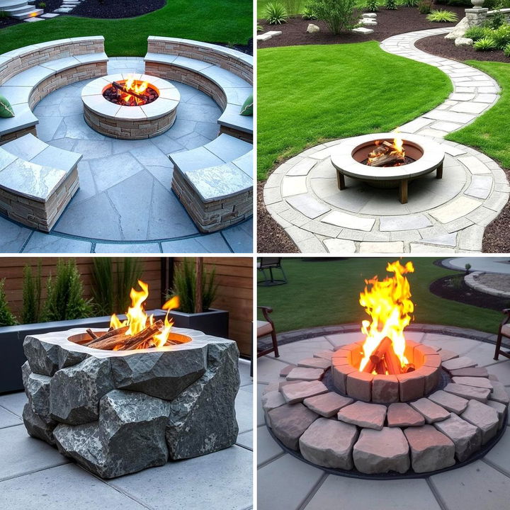 22 Stunning Rock Fire Pit Ideas for Outdoor Gatherings - Lost At E Minor