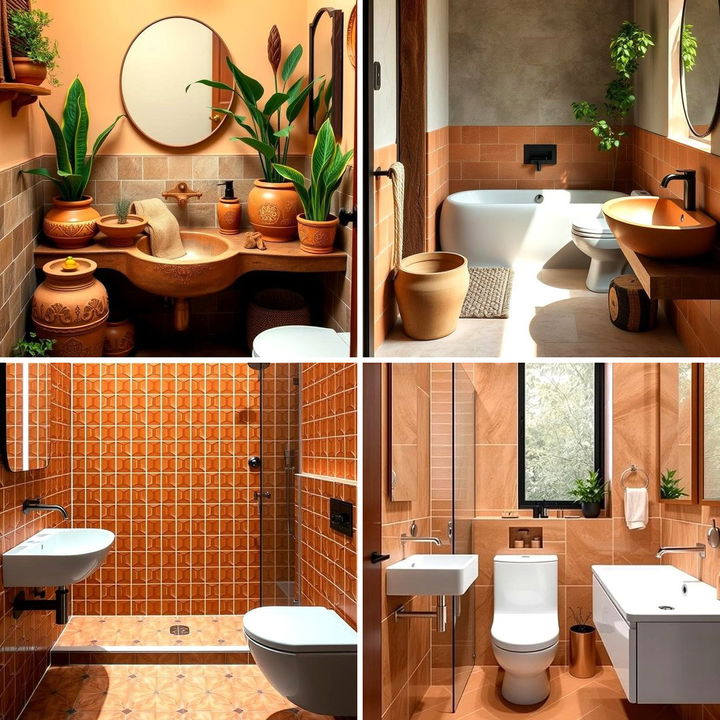 22 Terracotta Bathroom Ideas for Spa-Like Warmth - Lost At E Minor