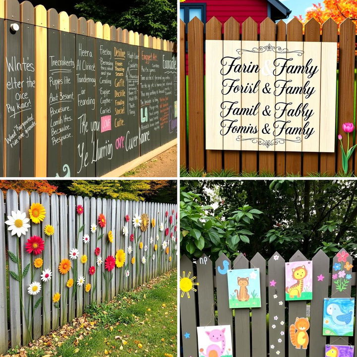 22 Unique Fence Art Ideas to Personalize Your Outdoor Space - Lost At E ...