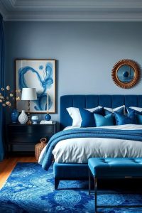 22 Tranquil Blue Bedroom Ideas for Relaxing Sleep Spaces - Lost At E Minor