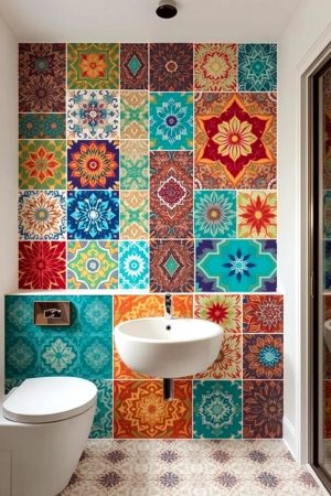 22 Half-wall Tile Bathroom Ideas for a Sleek Look - Lost At E Minor