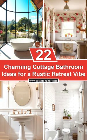 22 Charming Cottage Bathroom Ideas for a Rustic Retreat Vibe - Lost At ...