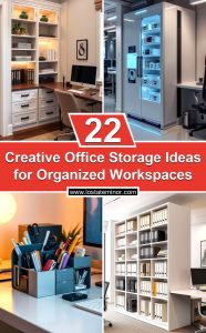 22 Creative Office Storage Ideas for Organized Workspaces - Lost At E Minor