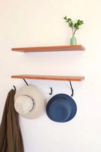22 Stylish Hat Rack Ideas for Organized Entryways - Lost At E Minor