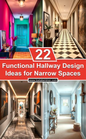 22 Functional Hallway Design Ideas for Narrow Spaces - Lost At E Minor