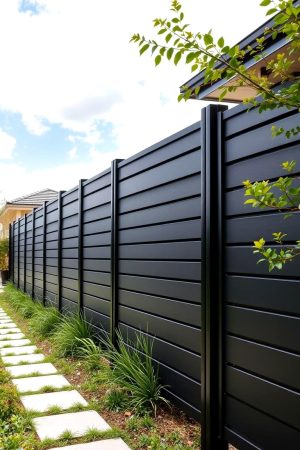 22 Striking Black Fence Designs for Outdoor Spaces - Lost At E Minor