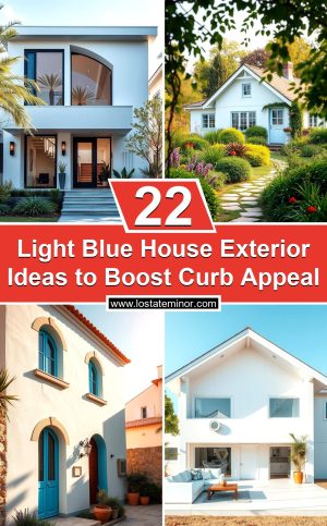 22 Light Blue House Exterior Ideas to Boost Curb Appeal - Lost At E Minor