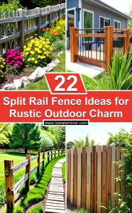 22 Split Rail Fence Ideas for Rustic Outdoor Charm - Lost At E Minor