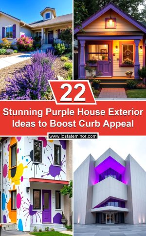 22 Stunning Purple House Exterior Ideas to Boost Curb Appeal - Lost At ...