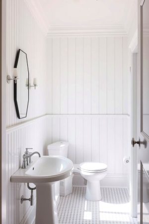 22 Beadboard Bathroom Ideas for Timeless Wall Designs - Lost At E Minor
