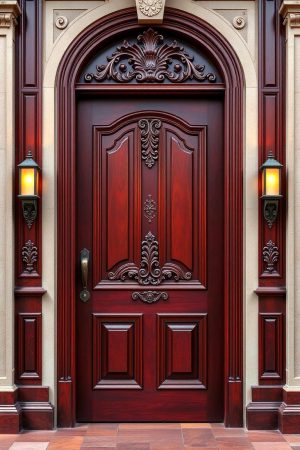 22 Stylish Burgundy Front Door Ideas to Boost Curb Appeal - Lost At E Minor
