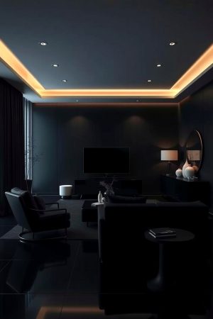 22 Elegant Black Room Ideas for Bold and Timeless Interiors - Lost At E ...